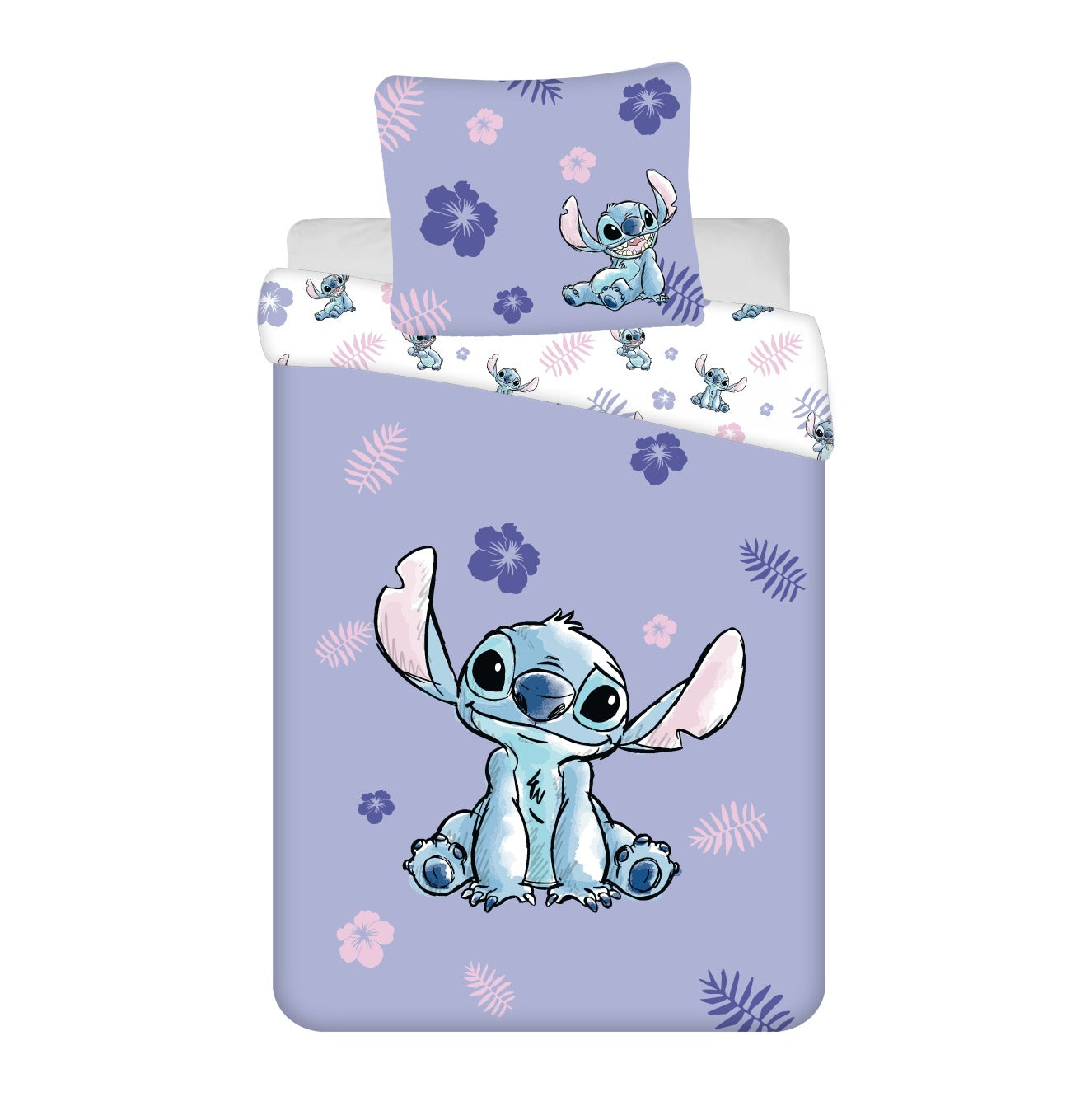 Lilo & Stitch Bettwäsche-Set aus Baumwolle - 160 x 200 cm + 70 x 80 cm ...